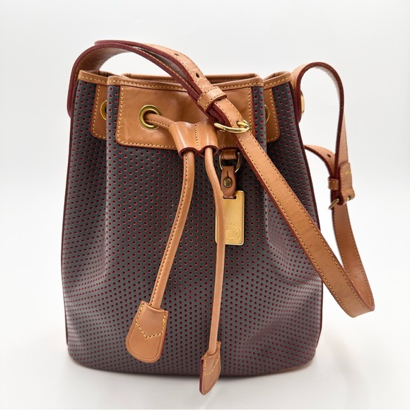 Dooney & Bourke | Bags | Vintage Dooney Bourke Perforated Drawstring ...